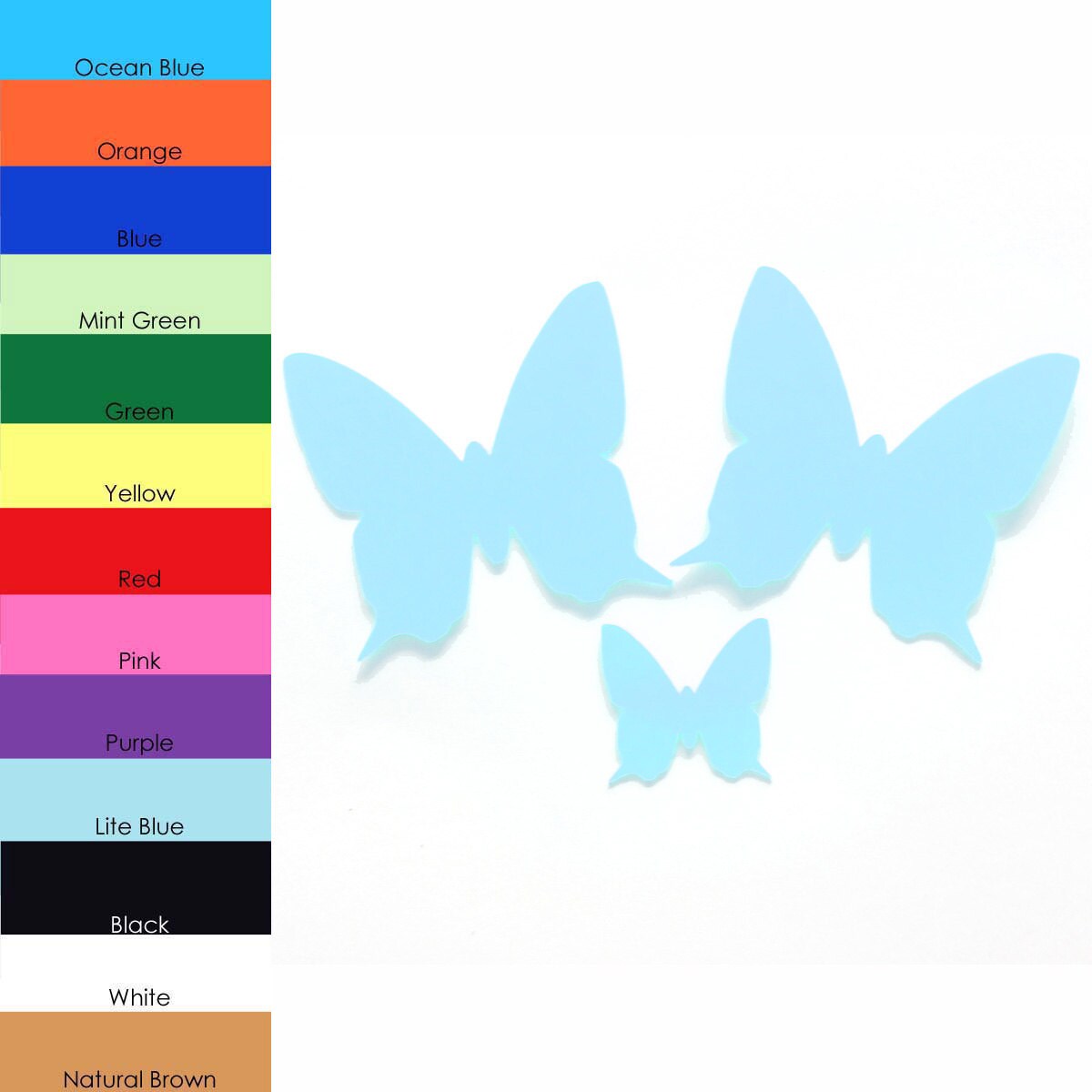 25 Pack Paper Butterfly Shape Butterfly Die Cut Butterfly