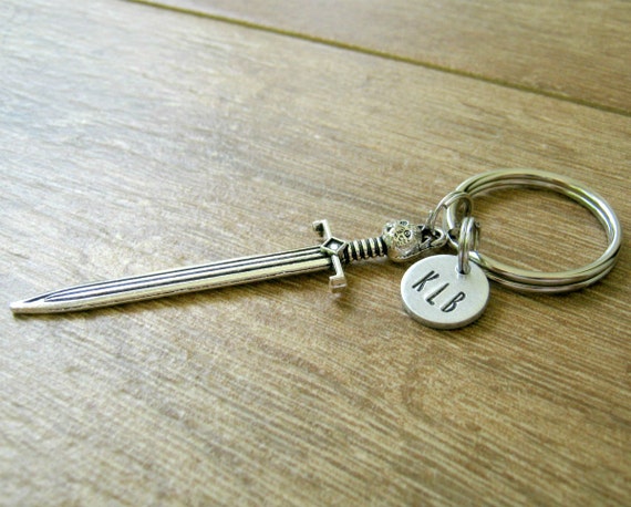 Personalized Sword Keychain Ninja Keychain Katana Keychain