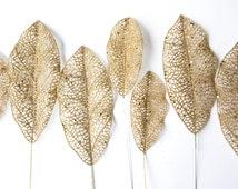 Unique gold leaf trim related items | Etsy