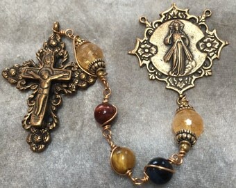 HeartFelt Rosaries Heirloom Wire-wrapped by HeartFeltRosaries