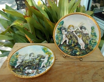 Capodimonte plates | Etsy
