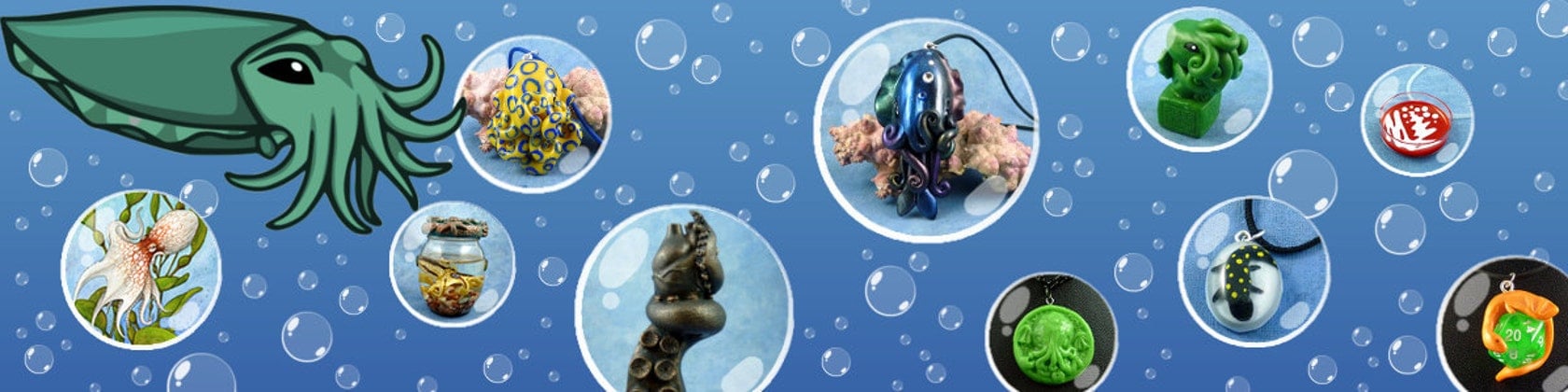 Octopus Oddities and Cuttlefish Creations by Noadi on Etsy