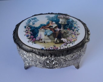 Porcelain music box | Etsy