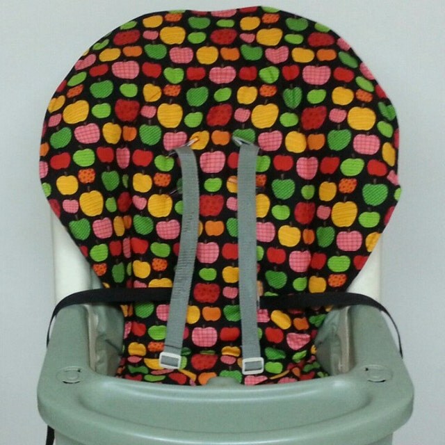 high chair pads handmade in USA by Sewingsilly on by sewingsilly