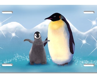 Penguin plate | Etsy