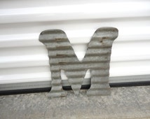 Popular items for large metal letters on Etsy