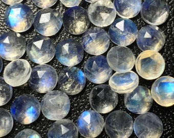 Rose cut moonstone | Etsy