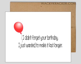 Forgot birthday | Etsy