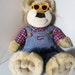 Vintage Tyco Real Talkin' Bubba Redneck Talking Teddy Bear