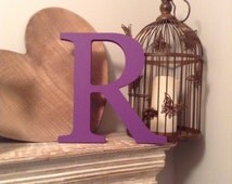 Popular items for wooden letter r on Etsy