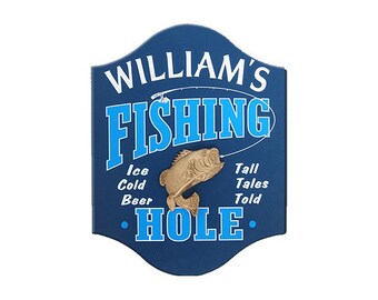 Fishing hole sign | Etsy