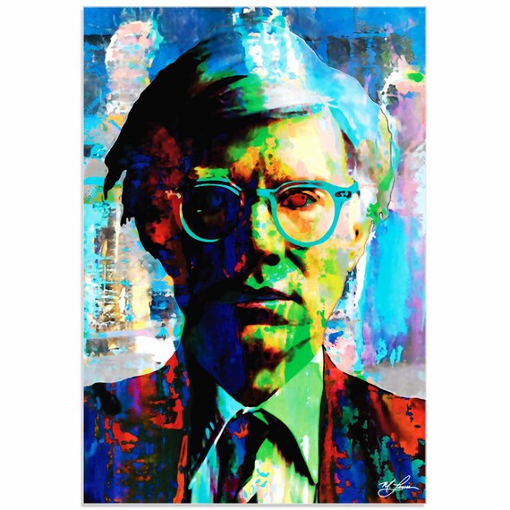 Pop Art 'Andy Warhol 4 Wise Men' by Artist Mark Lewis Pop Art 'Andy Warhol 4 Wise Men' by Artist Mark Lewis