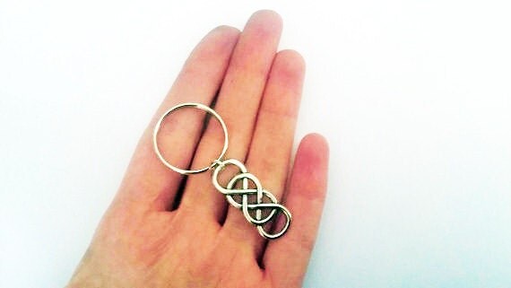 Infinity Keychain Infinity Symbol Key Ring Forever Charm