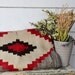 WOOL Rug NAVAJO Southwestern Handwoven Native American