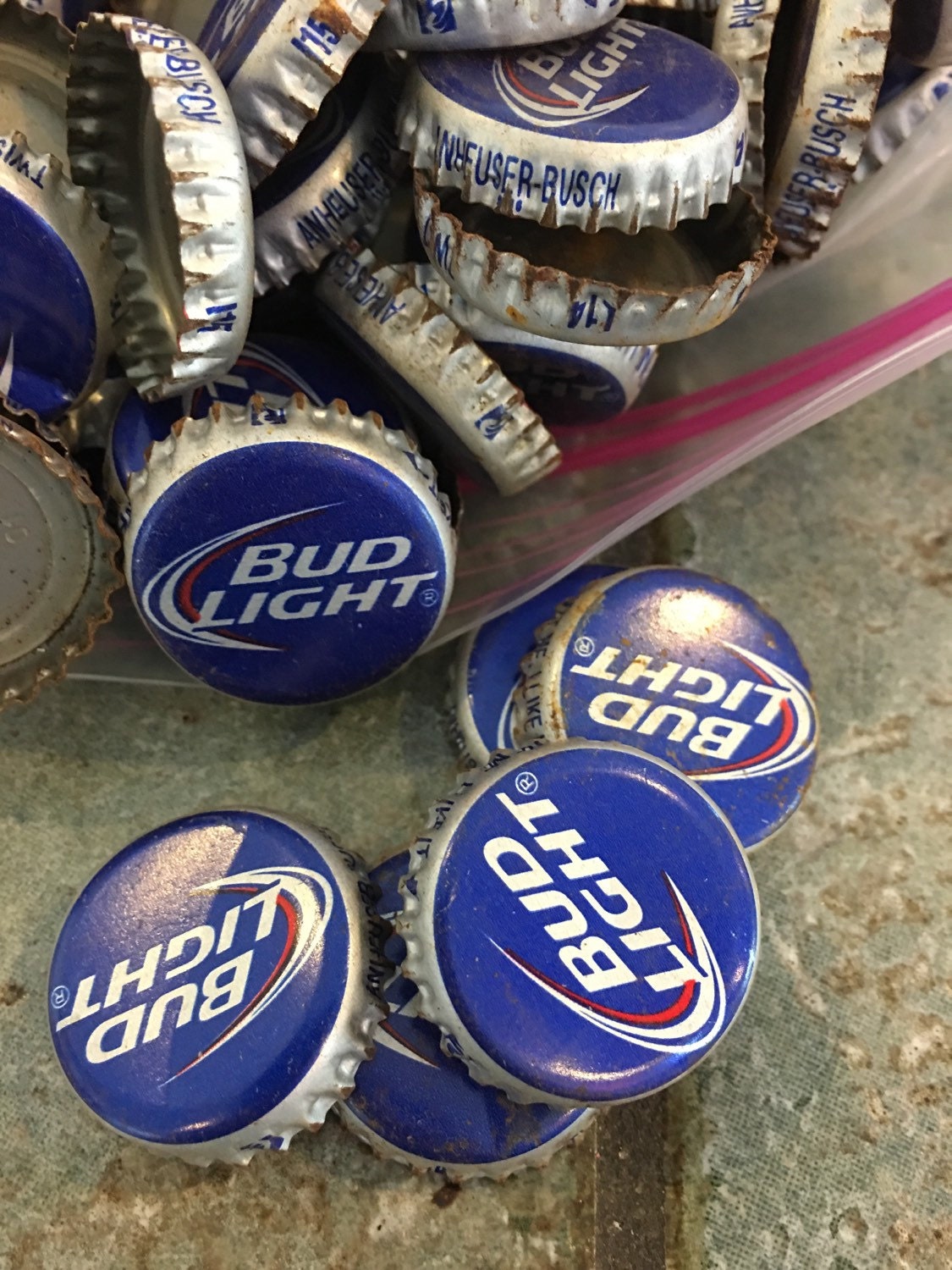 Bud Light Beer Cap Bottle Caps Bulk Lot of Beer Caps Bud Light