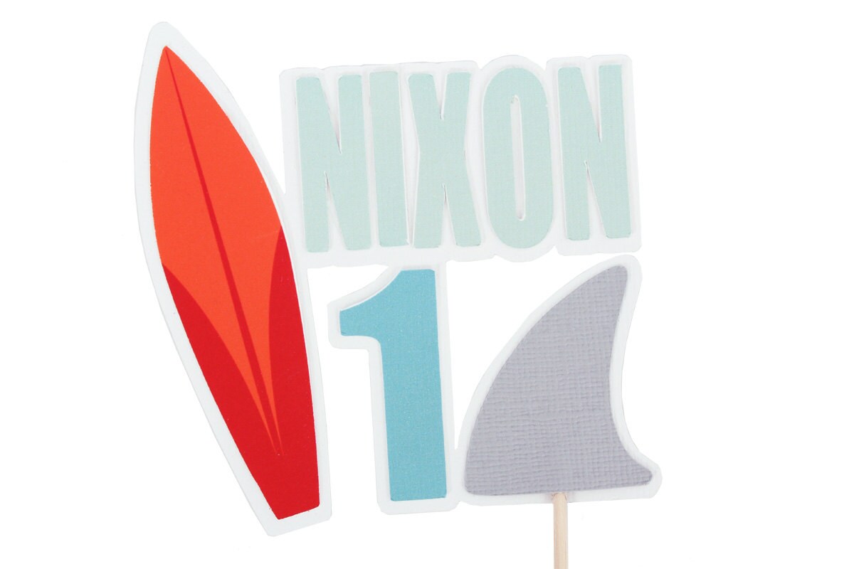 Surfboard Cake Topper Personalized Cake Topper Surfing