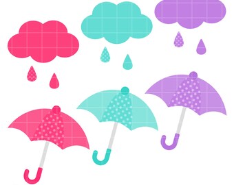 Unique april shower clipart related items | Etsy