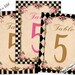 Elegant table numbers/Royal table numbers gold/Unique table