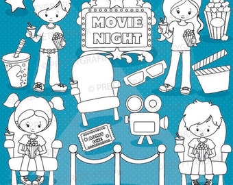Cinema clipart | Etsy