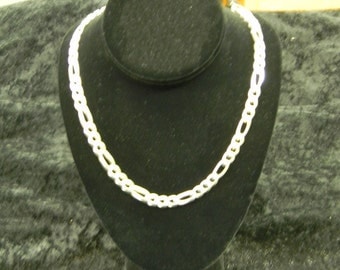 Sterling Silver Large Link Bracelet B0310