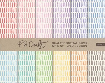 Digital papers clipart illustrations for creatives by pscraft