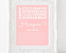 Unique name meaning sign related items | Etsy