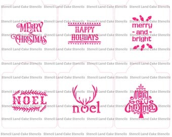 Holiday stencils | Etsy