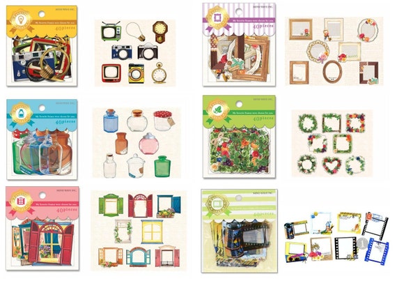 frame sticker Retro frame photo frame picture frame sticker