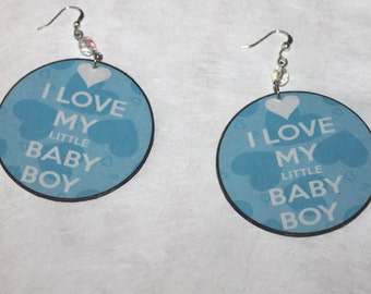 Baby boy earrings | Etsy