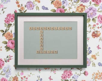 Scrabble art | Etsy