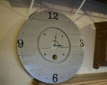 Unique spool clock related items | Etsy