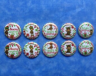 Christmas buttons | Etsy