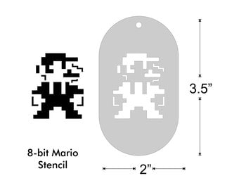 Super mario stencil | Etsy