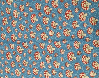 Unique mushroom fabric related items | Etsy