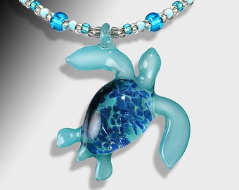 Sea turtle necklace | Etsy