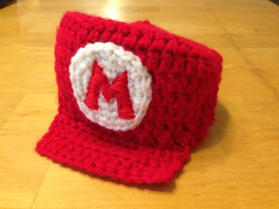 Crochet Pattern: Newborn Mario Hat by JennyIsAFriendofMine on Etsy