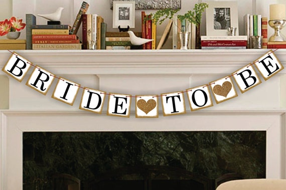 Bridal Shower Banner Bridal Shower Decor Bride To by BannersLoft