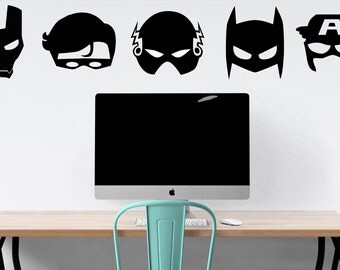 Super hero decal | Etsy