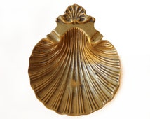 Unique brass shell dish related items | Etsy