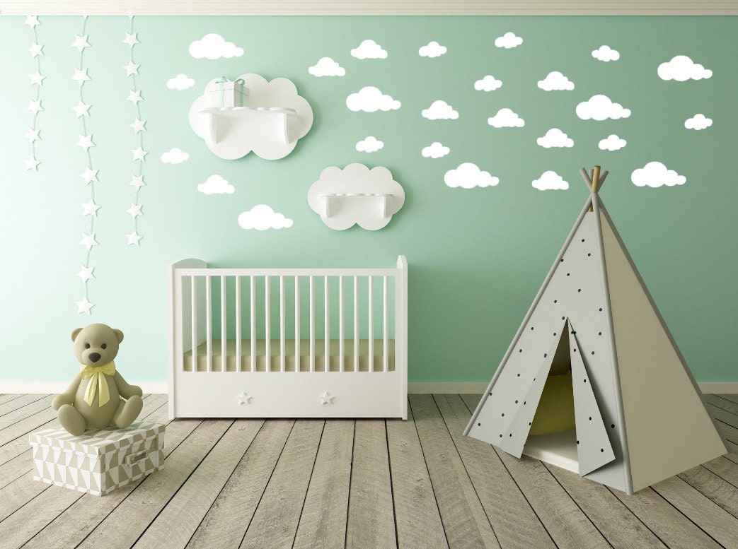 Cloud Wall Decal Clouds Decal Cloud Sticker Kid Wall