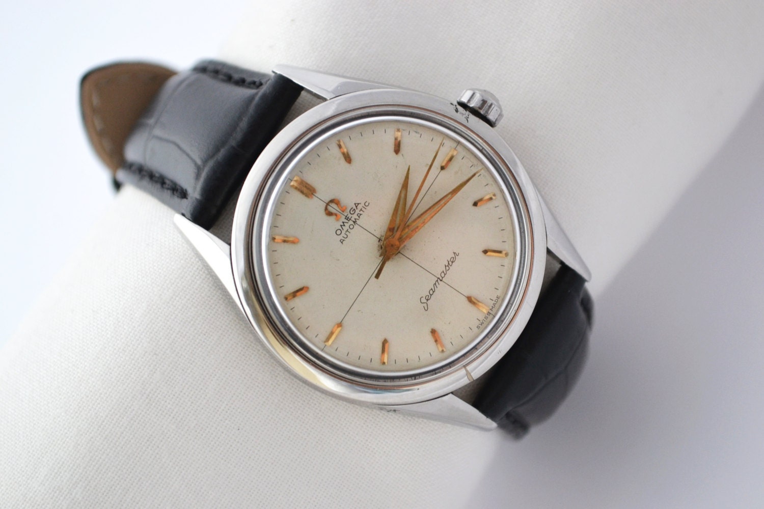 Vintage Omega Seamaster Cal. 471 Automatic Stainless Steel Mens Watch ...