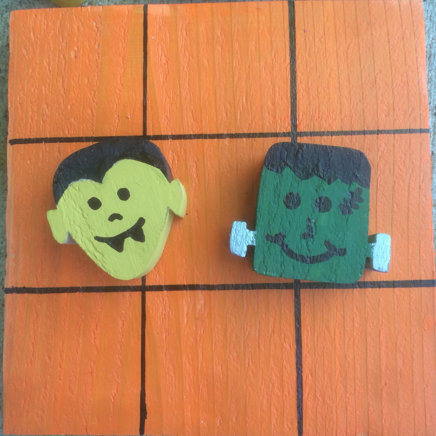 Halloween Frankenstein and Vampire Tic Tac by DustWitchCreations
