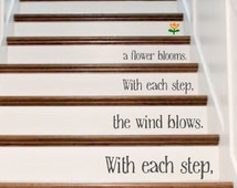 Popular items for stair riser decal on Etsy
