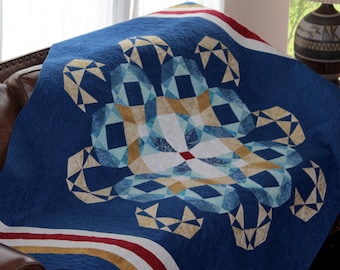 Marine quilt pattern | Etsy