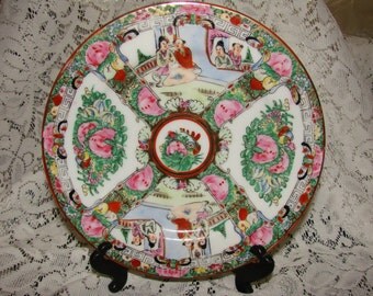 Rose medallion plate | Etsy