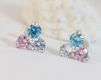 Tri color stone | Etsy