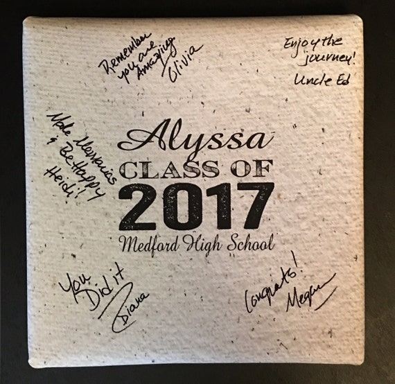 Custom Name Graduation Guest Book Canvas Guest By HeartlandSigns custom-name-graduation-guest-book-canvas-guest-by-heartlandsigns