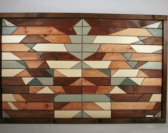Items similar to Original Painted Wood Block Wall Art- Abstract ...