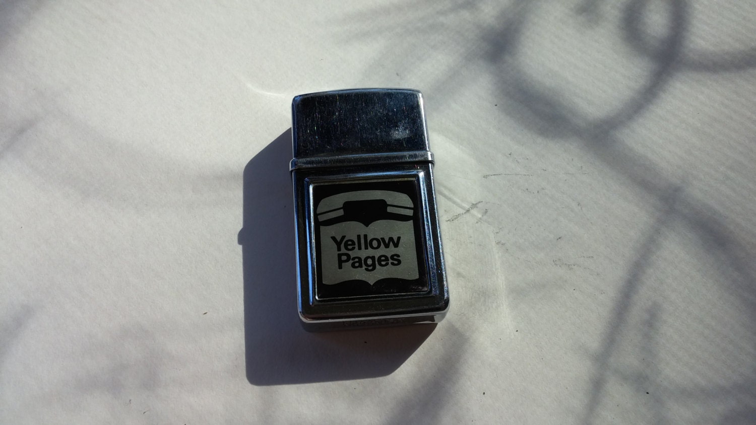 Vintage Nimrod lighter, Yellow Pages logo pipe lighter – Haute Juice