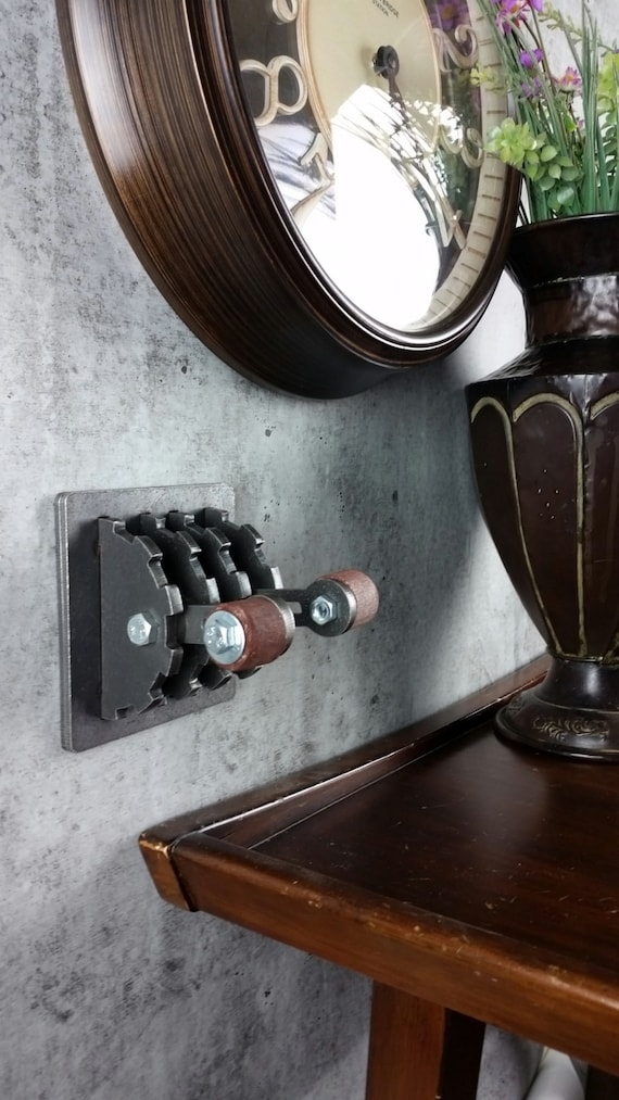 Industrial Steampunk Double Light Switch by SteampunkInteriors